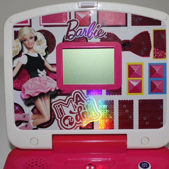 Mattel | Toys | Vintage Barbie Laptop Learning Kids Interactive | Poshmark